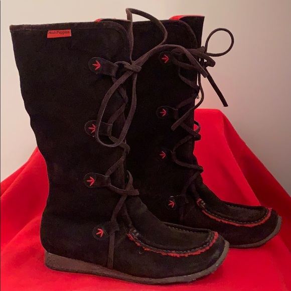 Hush Puppies | Shoes | Hush Puppies Moscow Brown Suede Boots Size 9 ...